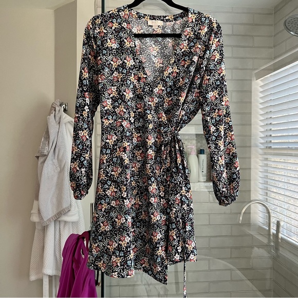 LOFT | Dresses | 4p Loft Longsleeve Wrap Dress | Poshmark